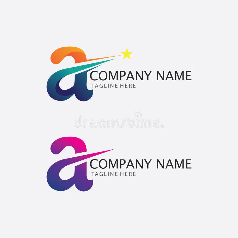 A Letter Logo Template stock vector. Illustration of delta - 229487410