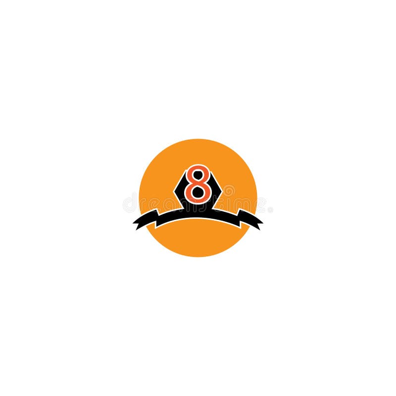 8 Letter Logo Vector Design Template Stock Vector - Illustration of ...