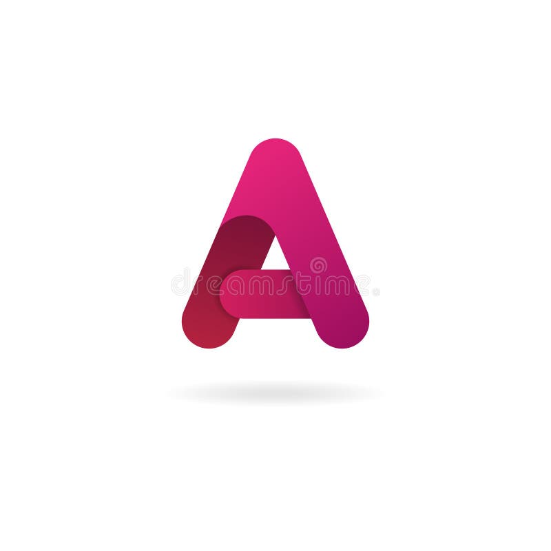 Letter a Logo. Vector Icon Design Template Stock Vector - Illustration ...