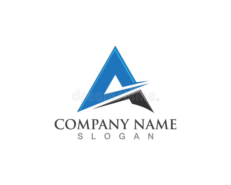 A Letter Logos stock illustration. Illustration of performance - 125095608