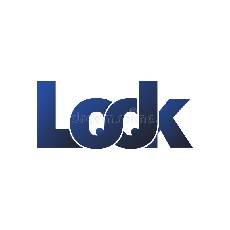 Letter Look Logo Icon Design Vector. Stock Vector - Illustration of ...
