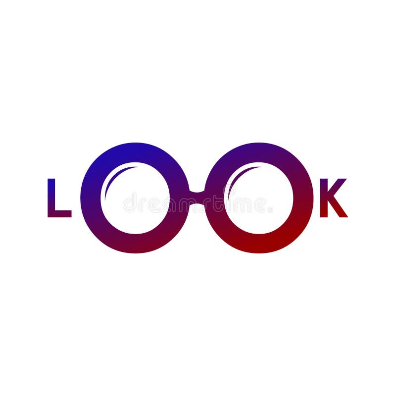 Letter Look Logo Icon Design Vector. Stock Vector - Illustration of ...
