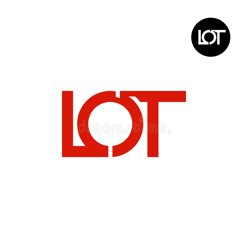 Letter LOT Monogram Logo Design Stock Vector - Illustration of ...