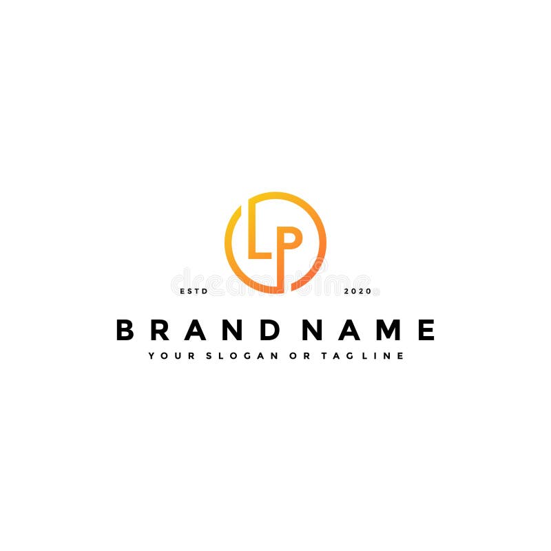 Letter LP Logo Design Vector Stock Vector - Illustration of emblem ...