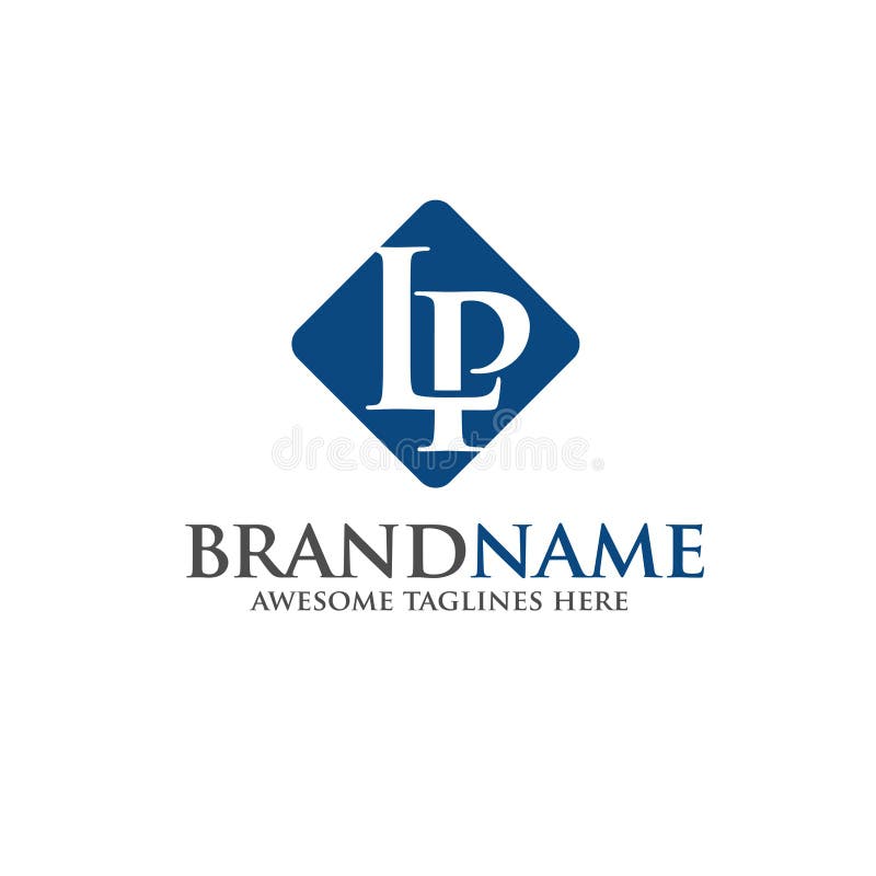 Letter LP logo vector stock vector. Illustration of alphabetical - 96789742