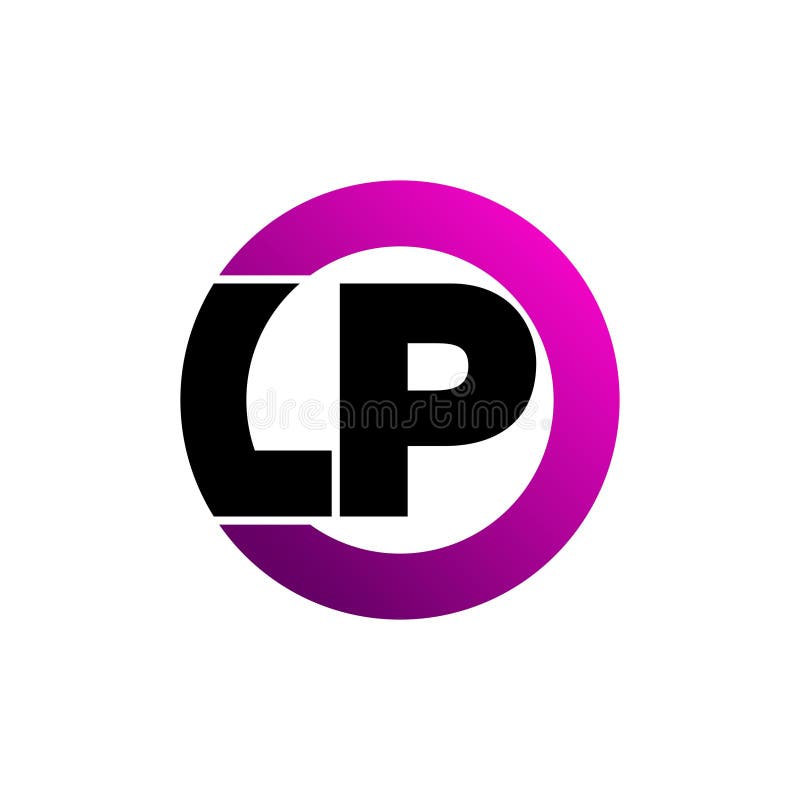 Letter LP Simple Monogram Logo Icon Design. Stock Vector - Illustration ...