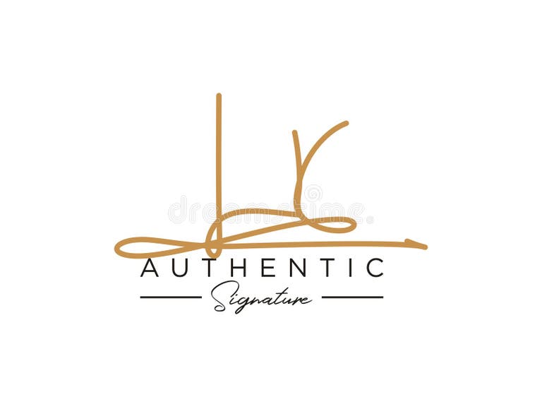 Letter LR Signature Logo Template Vector Stock Vector - Illustration of ...