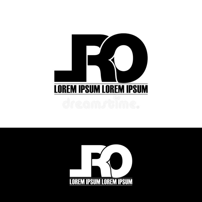 Letter LRO Simple Monogram Logo Icon Design. Stock Vector ...