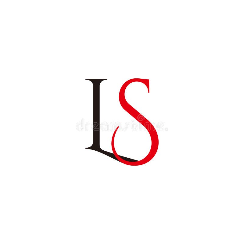 Letter Ls Curves Shadow Logo Vector Stock Vector - Illustration of idea ...