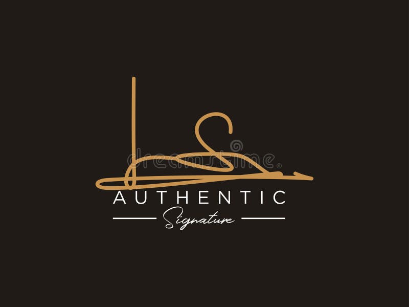 Ls Signature Stock Illustrations – 273 Ls Signature Stock Illustrations ...