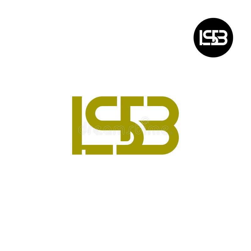 Letter LSB Monogram Logo Design Stock Vector - Illustration of logo ...