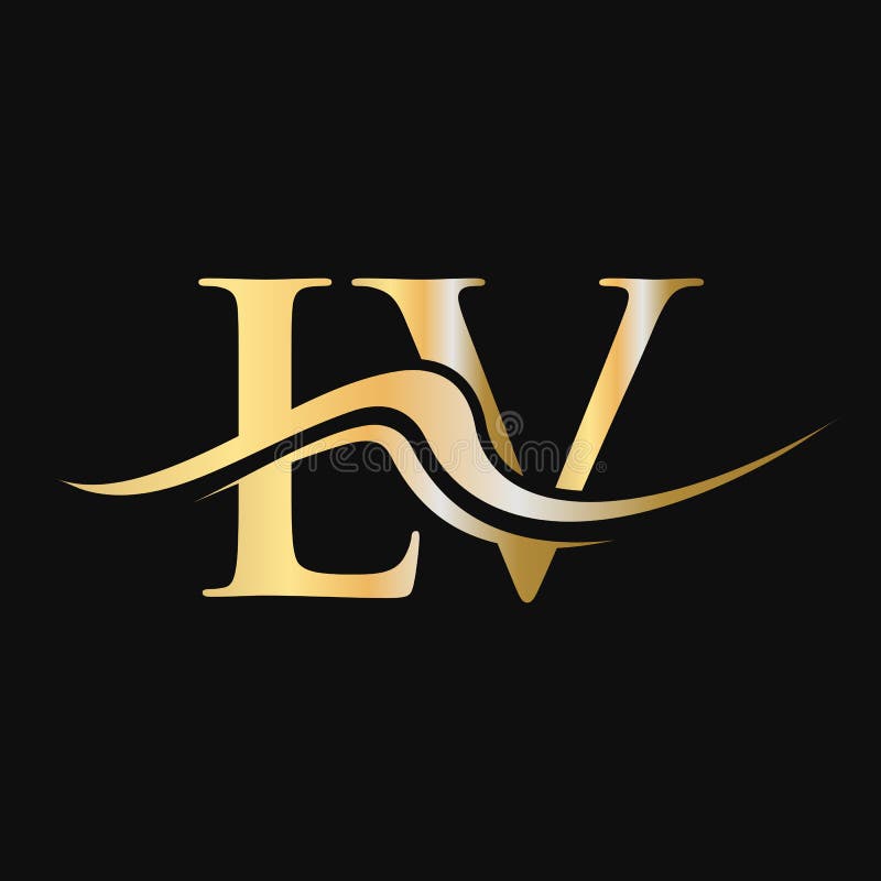 Letter LV Logo Design. Initial LV Logotype Template for Business and ...