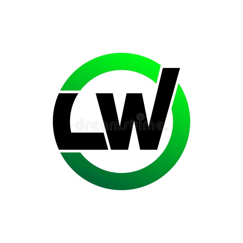 Letter LW Simple Monogram Logo Icon Design. Stock Vector - Illustration ...