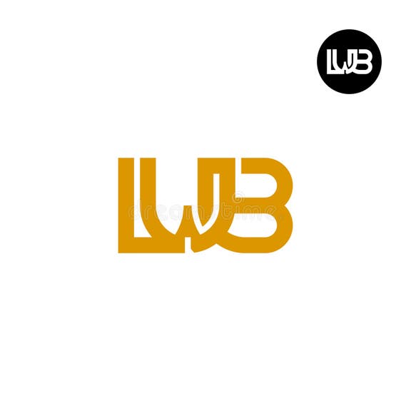 Letter LWB Monogram Logo Design Stock Vector - Illustration of business ...