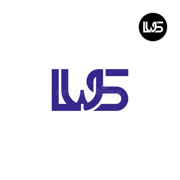 Letter LWS Monogram Logo Design Stock Vector - Illustration of brand ...
