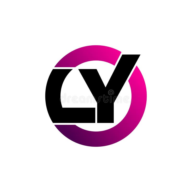 Letter LY Simple Monogram Logo Icon Design. Stock Vector - Illustration ...
