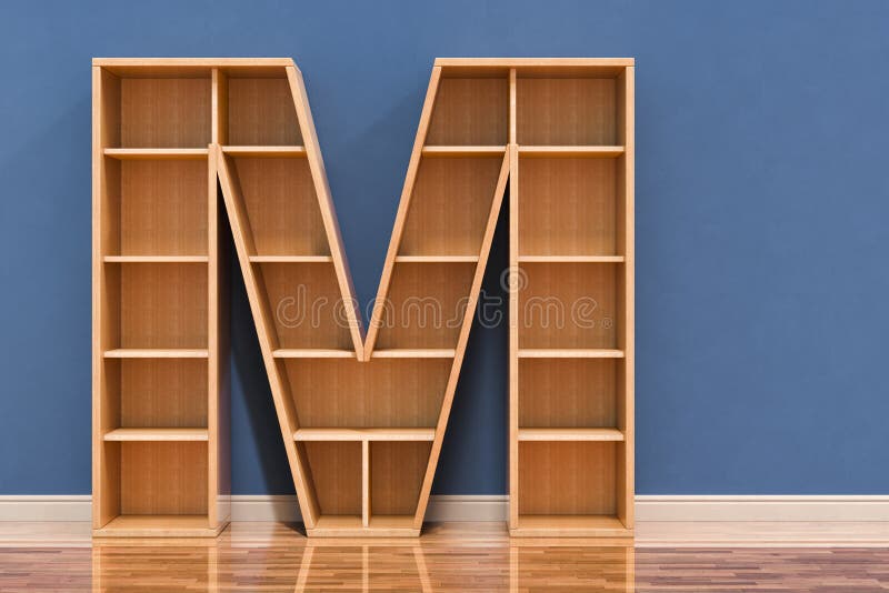Letter M Bookshelf Stock Illustrations – 10 Letter M Bookshelf Stock ...