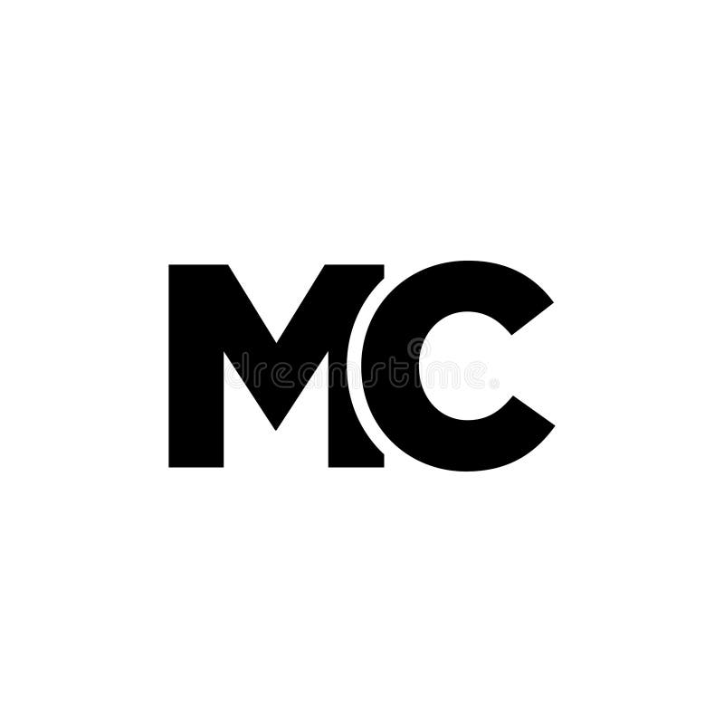 Letter M and C, MC Logo Design Template. Minimal Monogram Initial Based ...