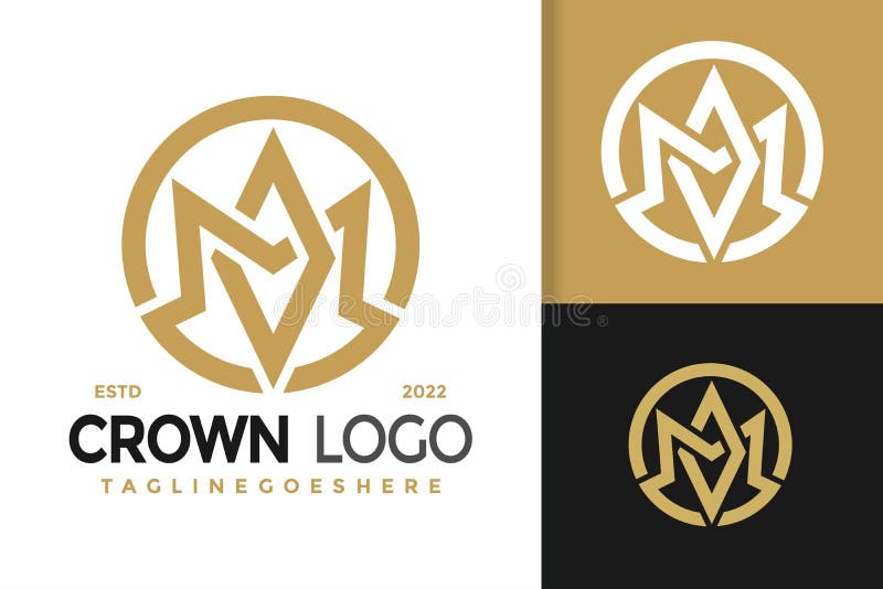 Letter M Crown Creative Logo Design, Brand Identity Logos Vector ...