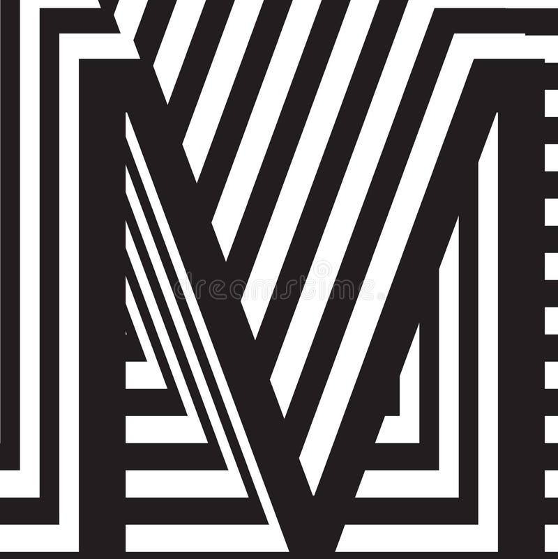 Letter M design template stock vector. Illustration of cool - 100903748