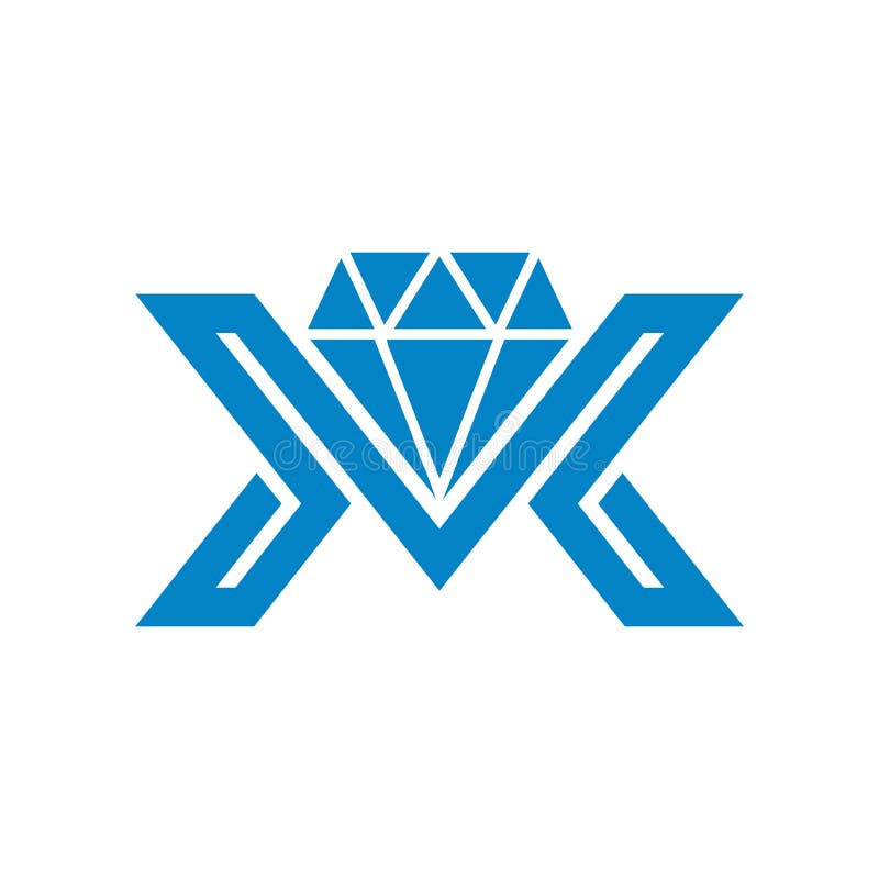 Letter M diamond logo icon stock vector. Illustration of identity ...