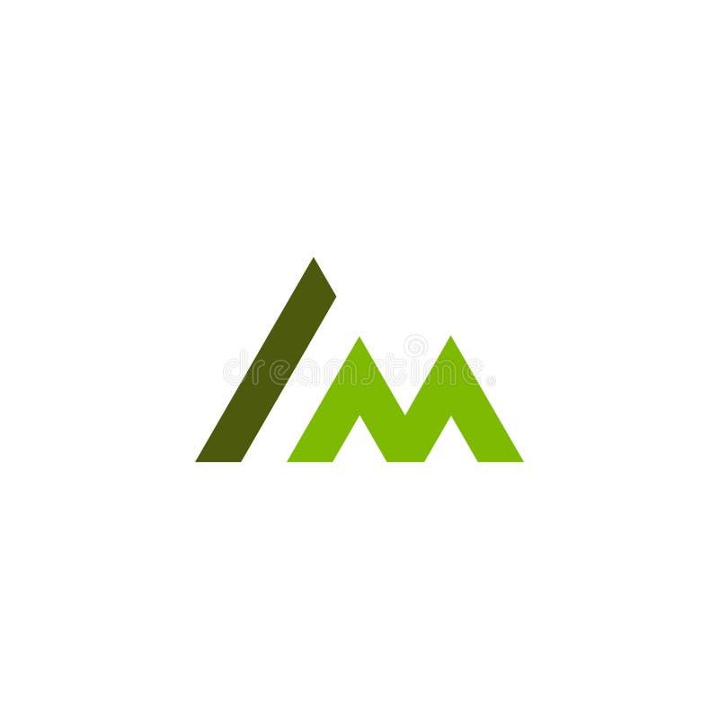 Letter M Triangle Logo Idea Concept Stock Illustrations – 522 Letter M ...