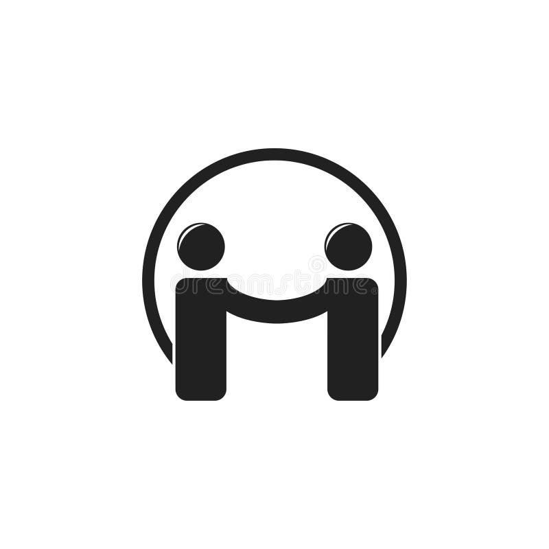 Letter M Handshake Logo Vector Stock Vector - Illustration of business ...