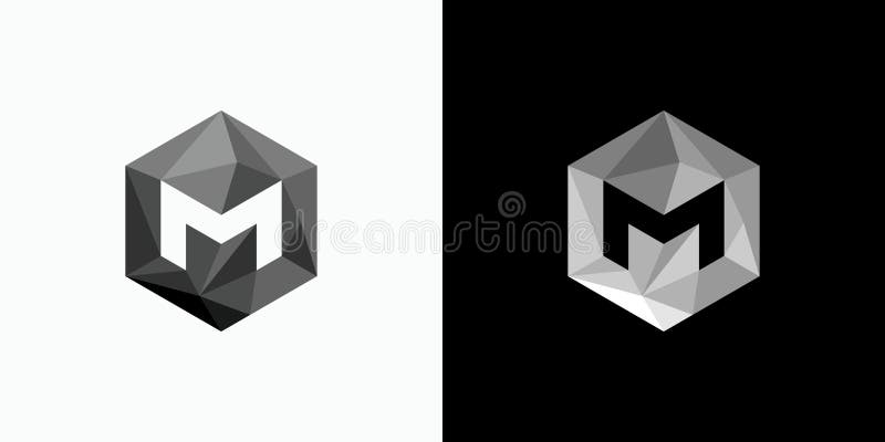 Abstract Initial M Hexagon Symbol Stock Illustrations – 730 Abstract ...