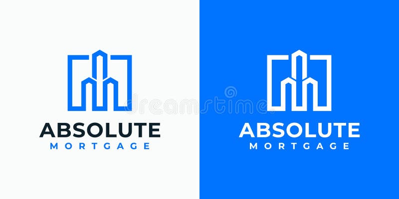 Letter a M Initials Vector Logo Design in Abstract Simple Building ...