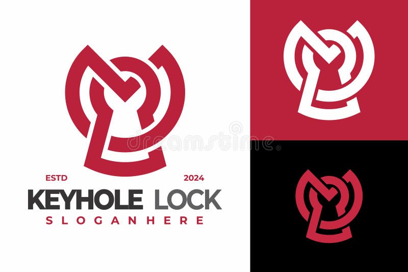 Letter M Keyhole Logo Design Vector Symbol Icon Illustration Stock ...