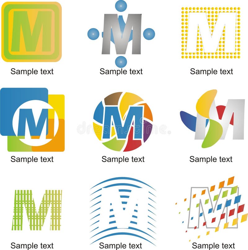 Letter M Logo stock vector. Illustration of culture, designer - 34009638