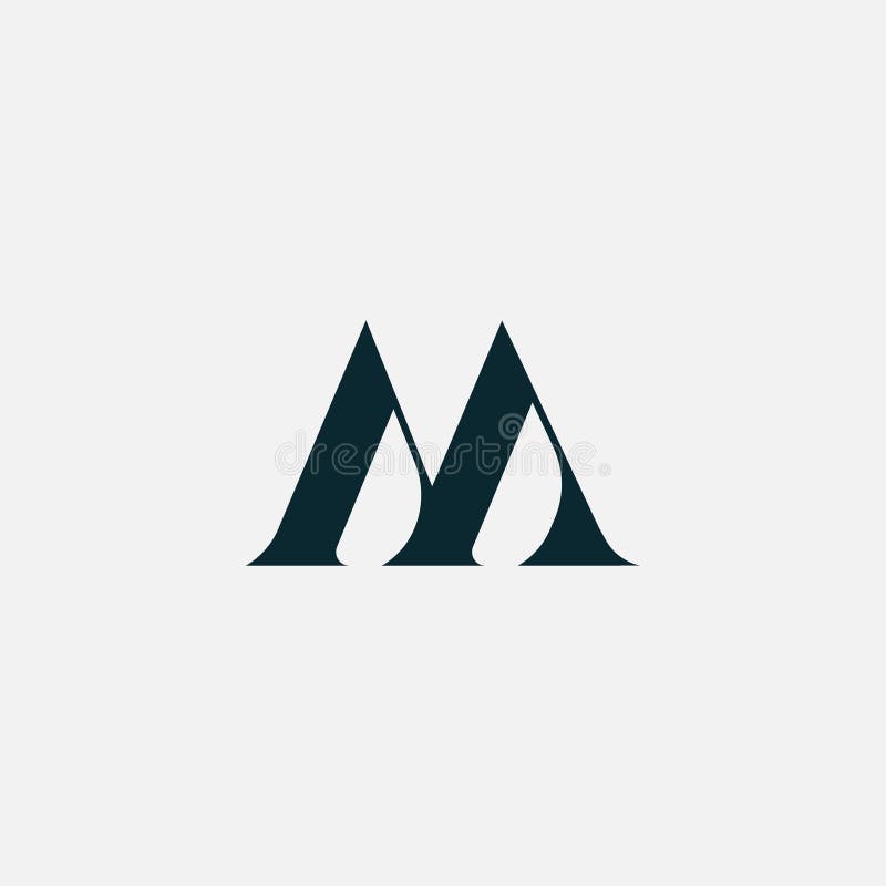 Letter M Logo Design Concept. Elegant Vector Logo Template. Letter M ...