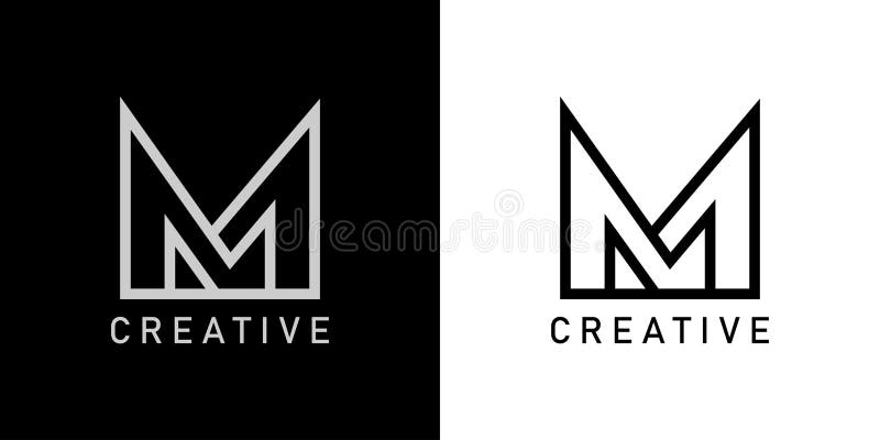 Letter M Logo Design. Simple Design Editable Stock Vector ...