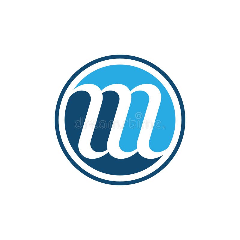 Letter M Logo Icon Design Template Element Stock Vector - Illustration ...