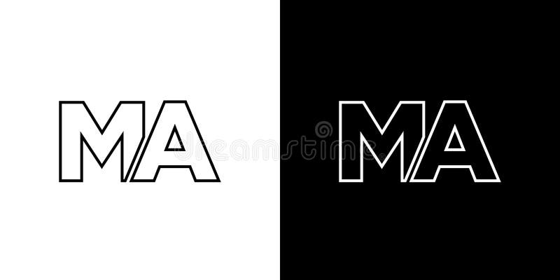 Initial Letter Ma Logo Template Design Stock Illustrations – 1,334 ...