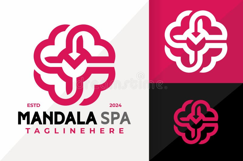 Letter M Mandala Spa Logo Icon Vector Design. Creative Simple Logos ...