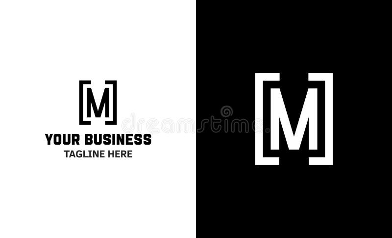 Letter M Minimal Vector Logo. Icon Mark Design Template Stock Vector ...