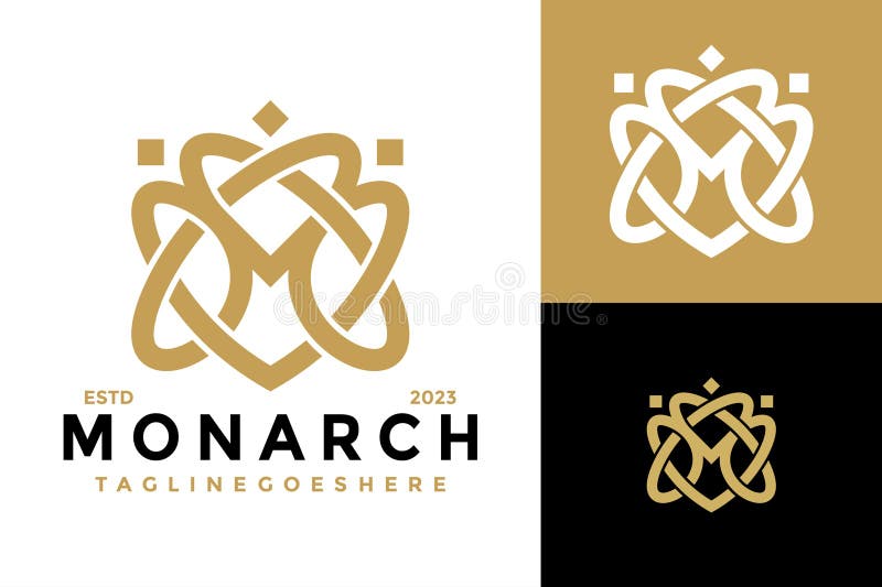 Letter M Monarch Logo Design, Brand Identity Logos Vector, Modern Logo ...