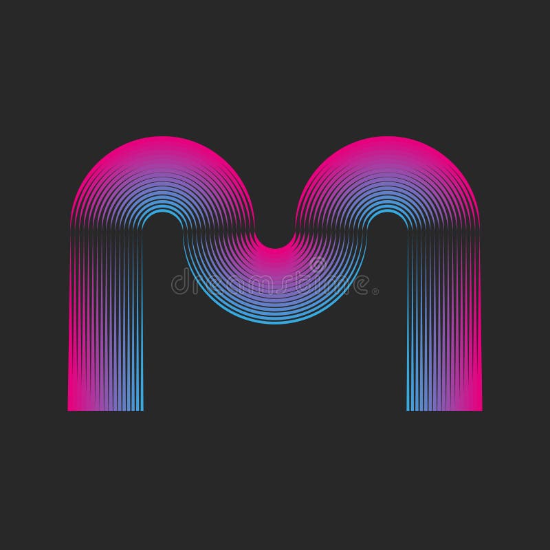 Monogram Letter M Pink Stock Illustrations – 273 Monogram Letter M Pink ...