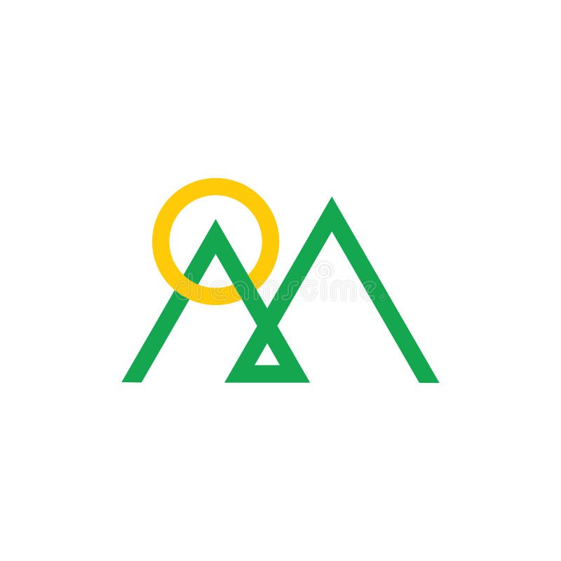 M Mountain Overlapping Line Logo Stock Illustrations – 11 M Mountain ...