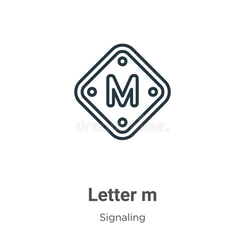 M Outline Stock Illustrations – 2,543 M Outline Stock Illustrations ...