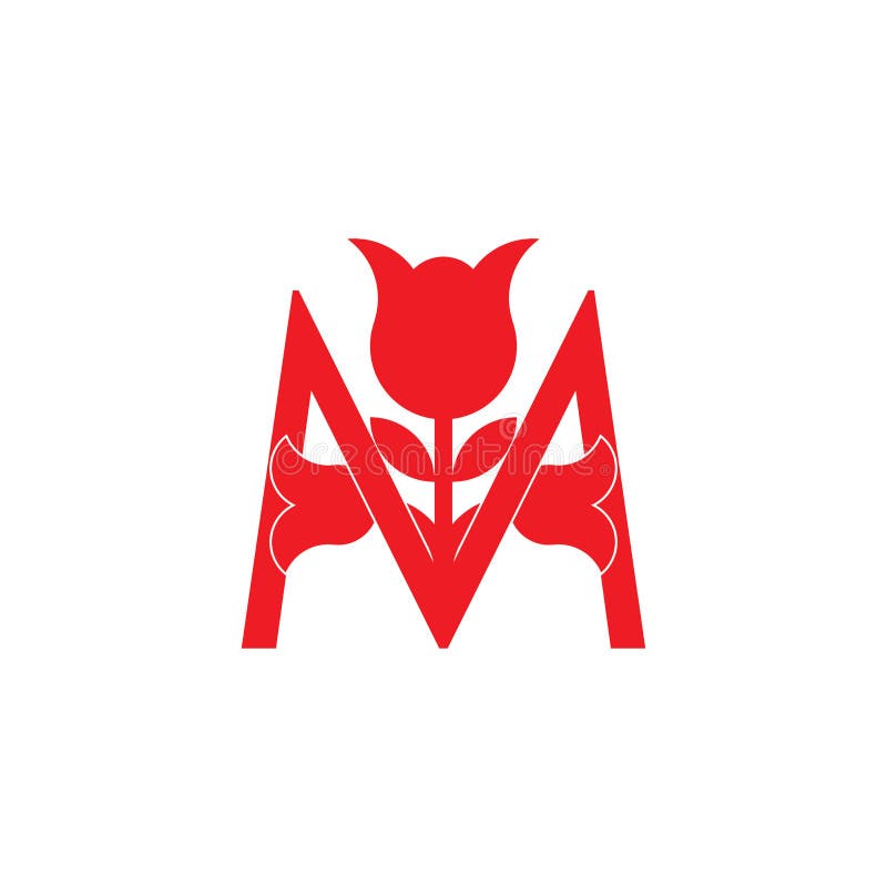 Rose Flower Silhouette Beauty Symbol Logo Vector Stock Vector ...