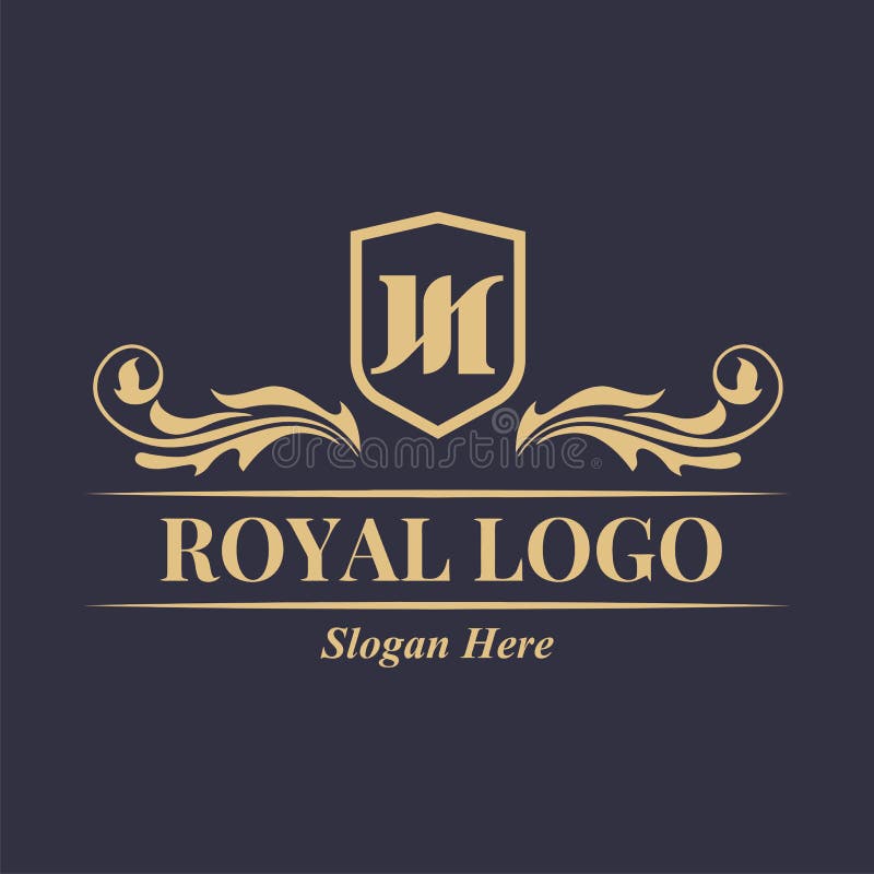 Letter M Royal Design for Logo Company Stock Illustration ...