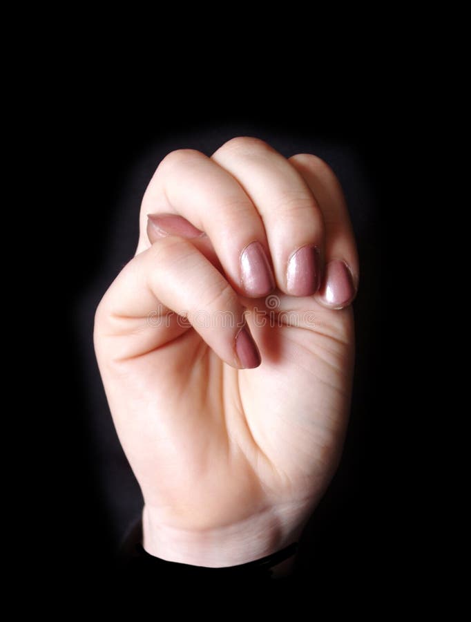 Letter M - Sign Language stock photo. Image of language - 4555148