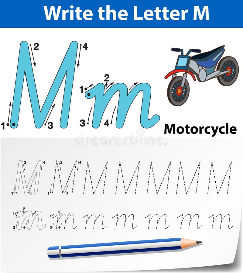 Letter M Motorcycle Stock Illustrations – 57 Letter M Motorcycle Stock ...