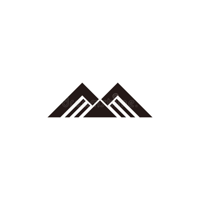 Letter M Triangle Logo Idea Concept Stock Illustrations – 522 Letter M ...