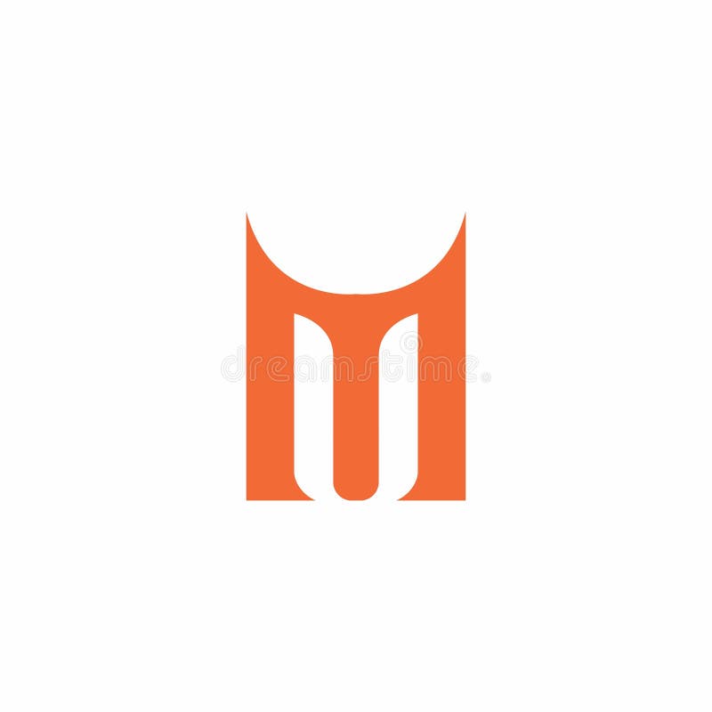 Letter M and U Logo Vector. MU Icon Stock Vector - Illustration of ...