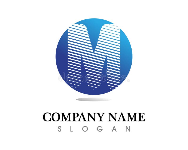 Letter M Vector Icons Such Logos Stock Vector - Illustration of vector ...