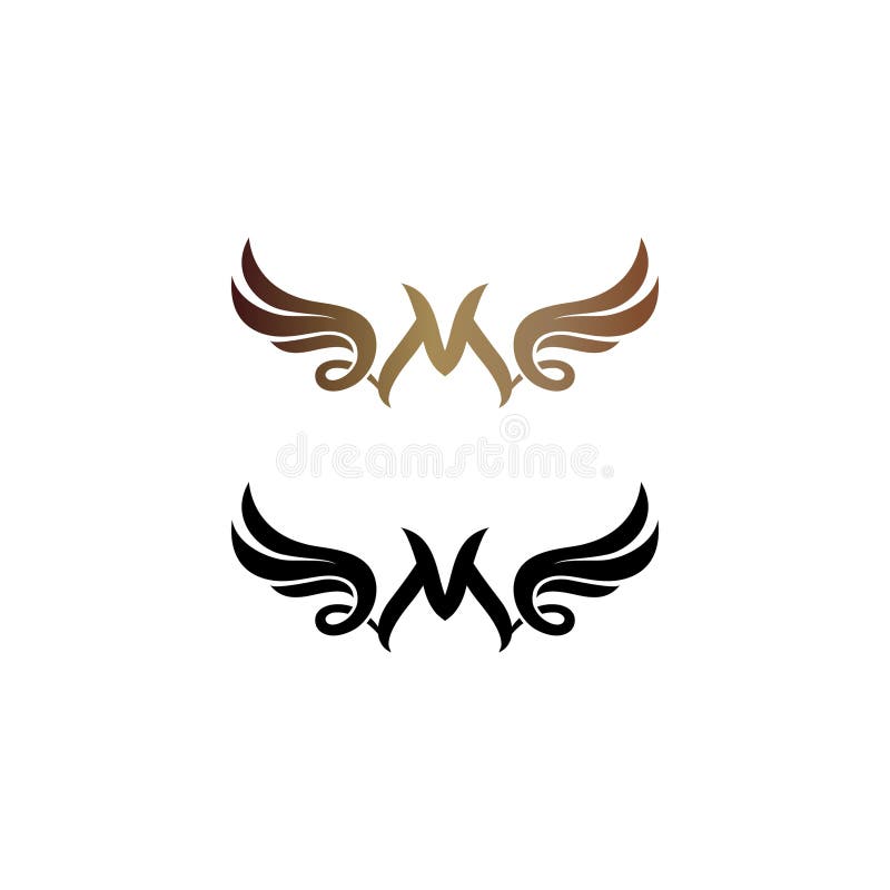 M Logo Wings Stock Illustrations – 438 M Logo Wings Stock Illustrations ...