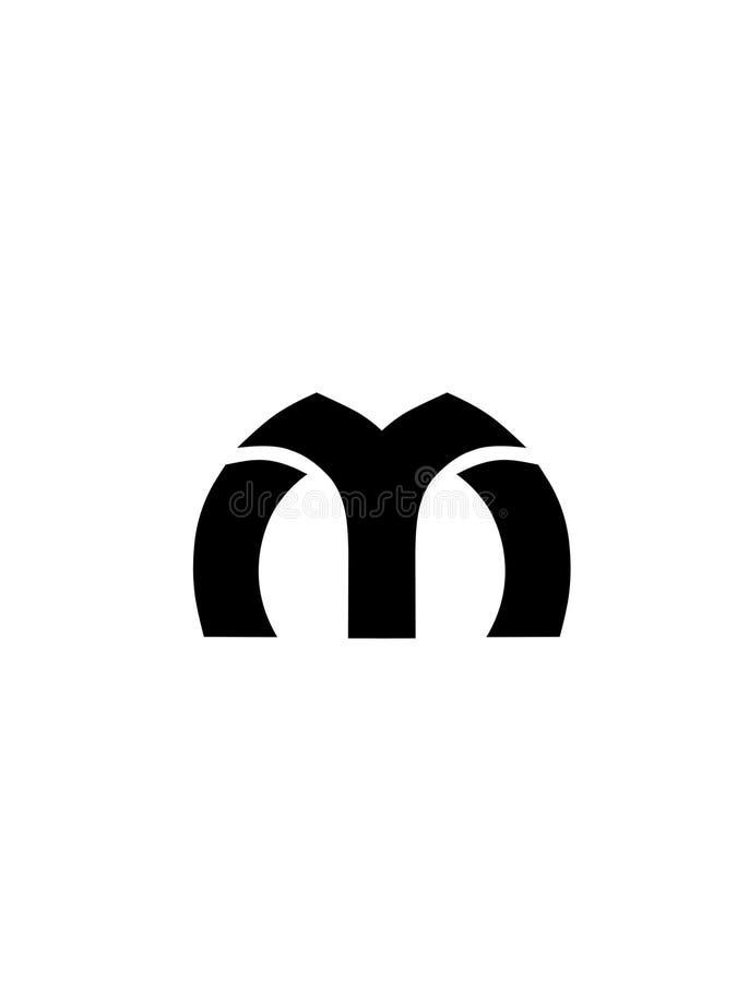 Letter M and Y logo design stock illustration. Illustration of font ...